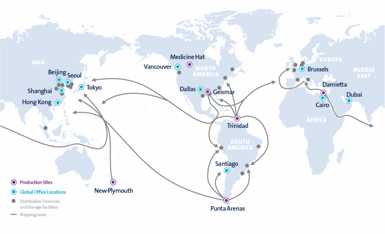 Trade Routes Map – Waterfront Shipping
