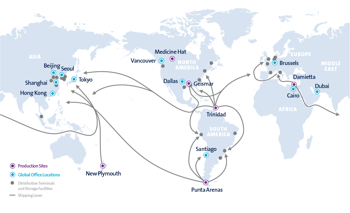 Trade Routes Map – Waterfront Shipping