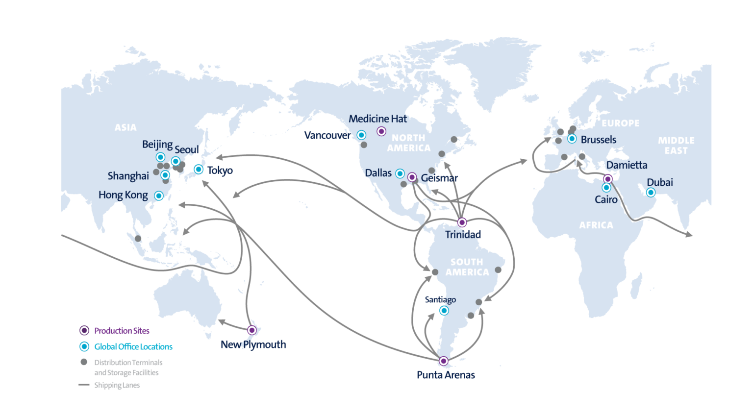 Trade Routes Map – Waterfront Shipping